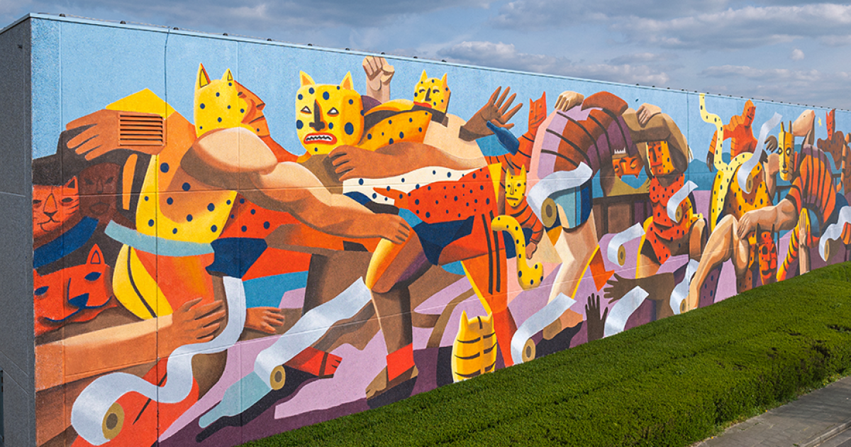 All About Things | The Crystal Ship 2022: Mural by Franco Fasoli